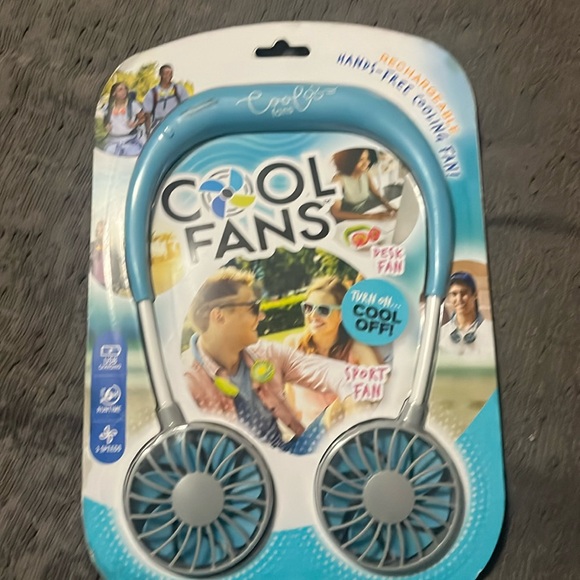 Cool Fans | Other | New Cool Fans Hands Free Cooling Fan Rechargeable ...